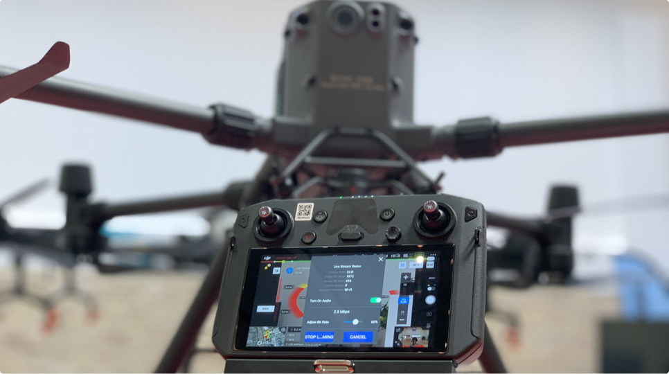 Complete guide to setup your DJI drone to RTMP streaming