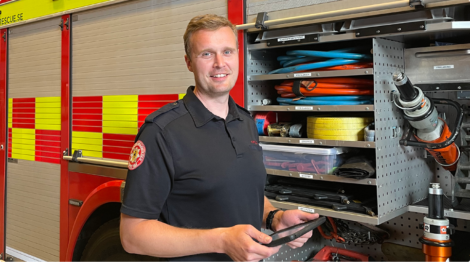Fire marshall at Sarpsborg Fire Department about GRID: - We use the ...