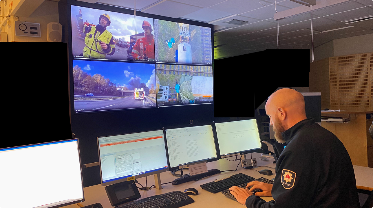 Live video boosts emergency preparedness at Swedish fire and rescue service